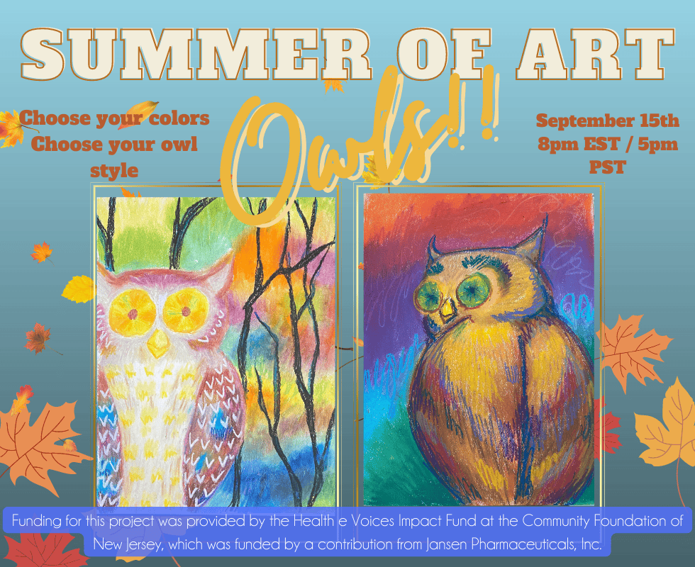 Summer of Art – September 15th Class – Oil Pastels | AnCan